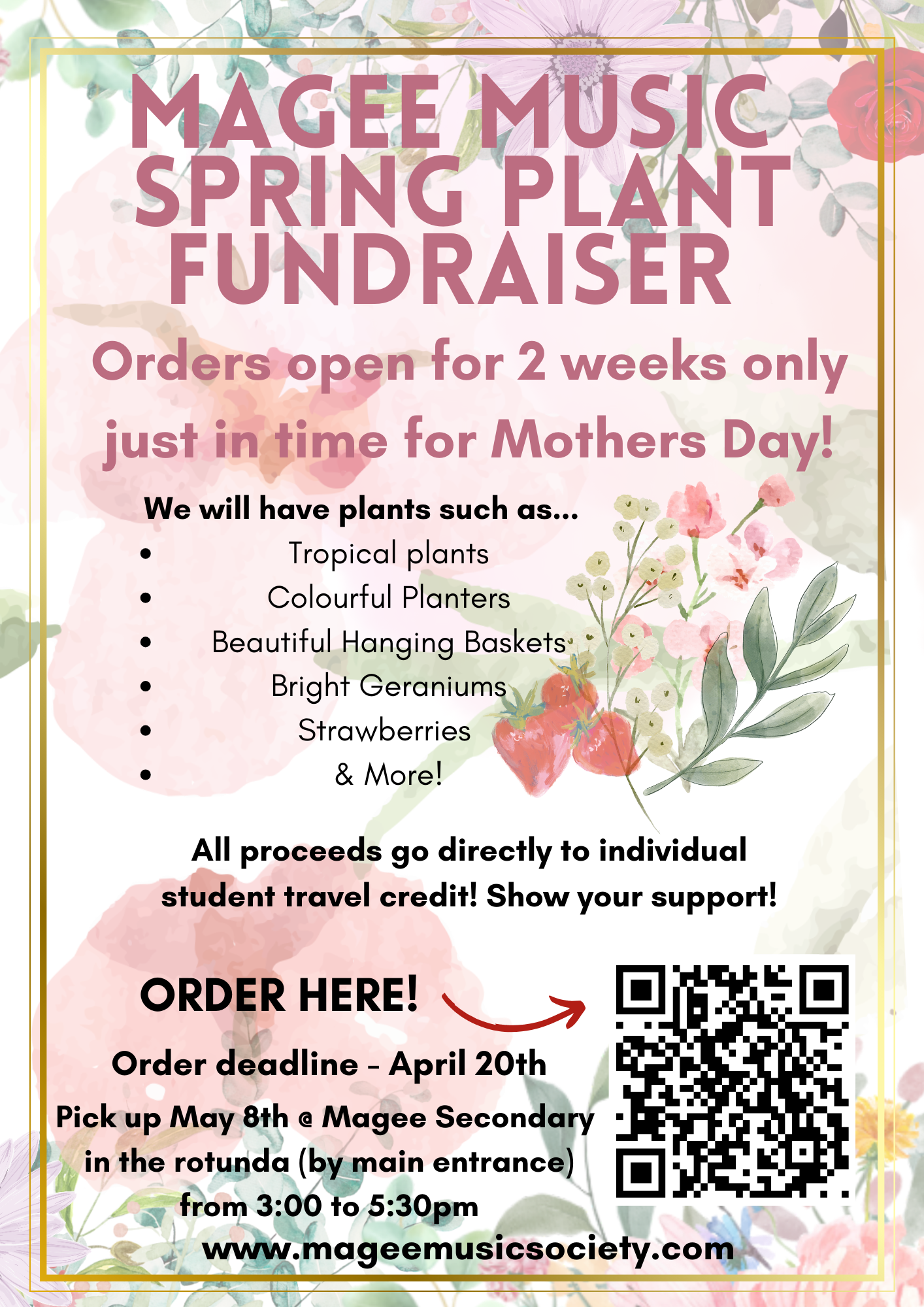 Spring Fundraisers 2024! – Welcome to Magee music!