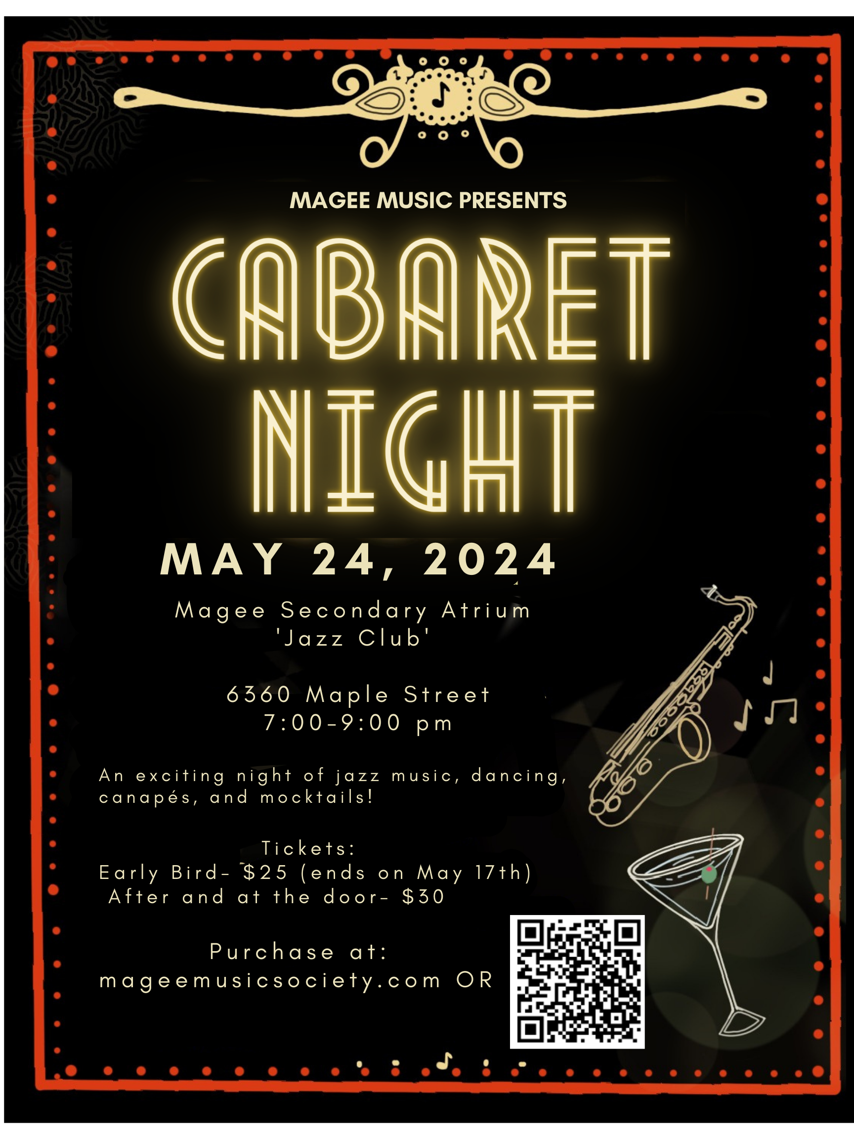 Cabaret Night 2024 – Welcome to Magee music!